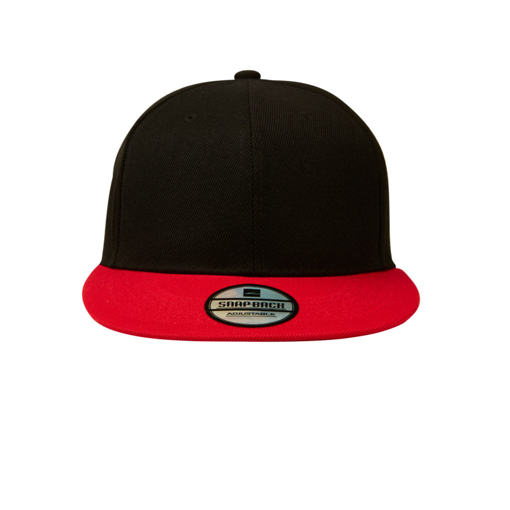 Snapback - Two tone - Black & Red - Limitless Prints